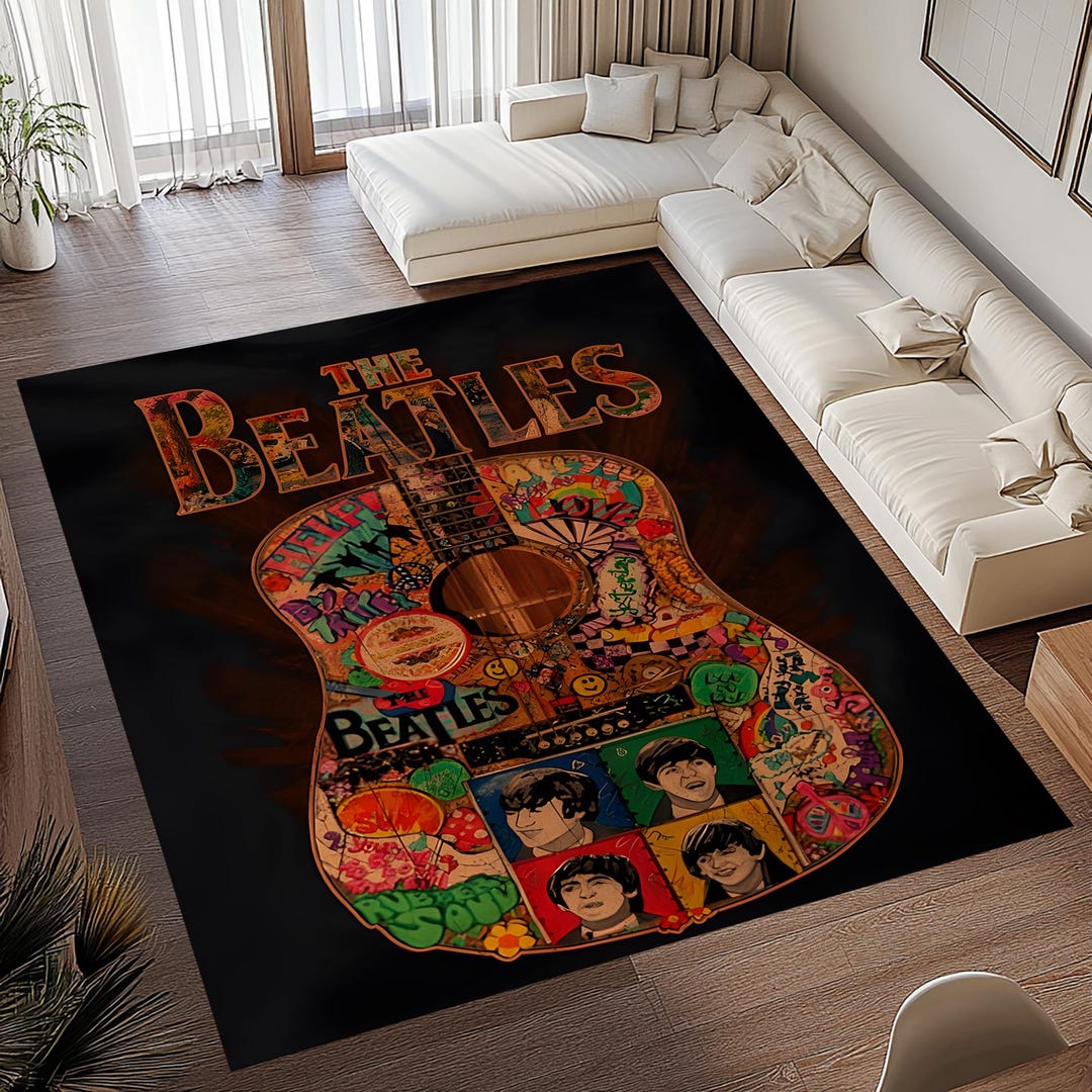 Beatles Carpet, Beatles Rug, the Beatles Carpet, the Beatles Rug, Music ...