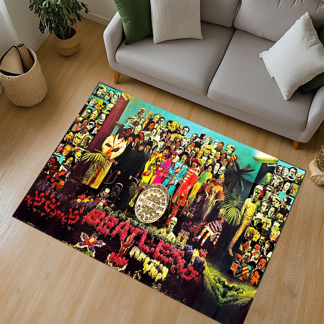 Beatles Carpet, Beatles Rug, the Beatles Carpet, the Beatles Rug, Music ...