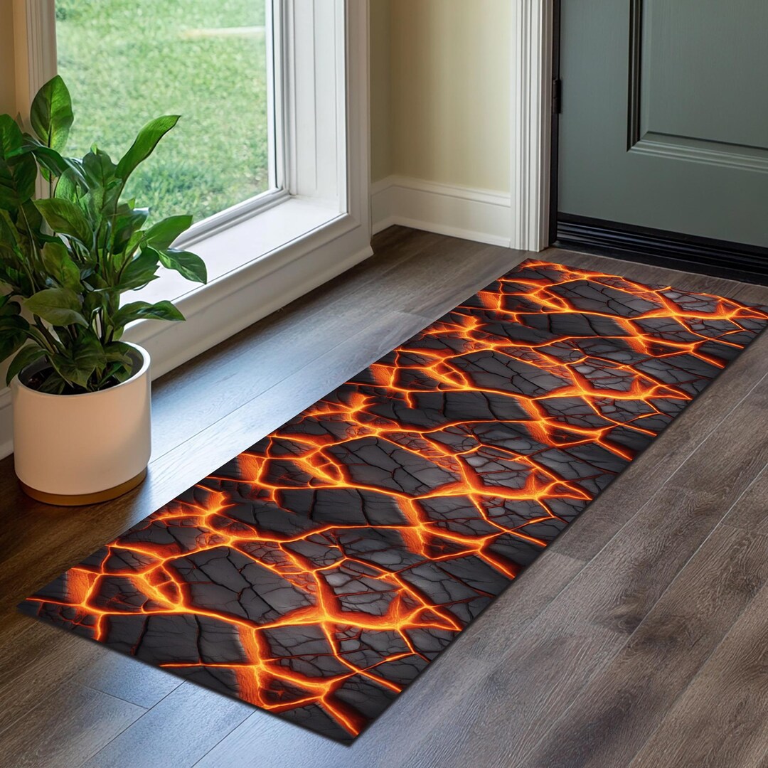 Hot Lava Runner, Hot Lava Runner Rug, Hot Lava Runner Carpet, Lava ...