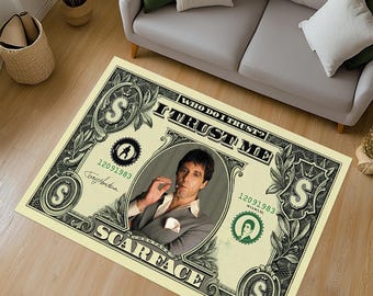 Scarface Rug: Tony Montana Movie Room Decor - Etsy