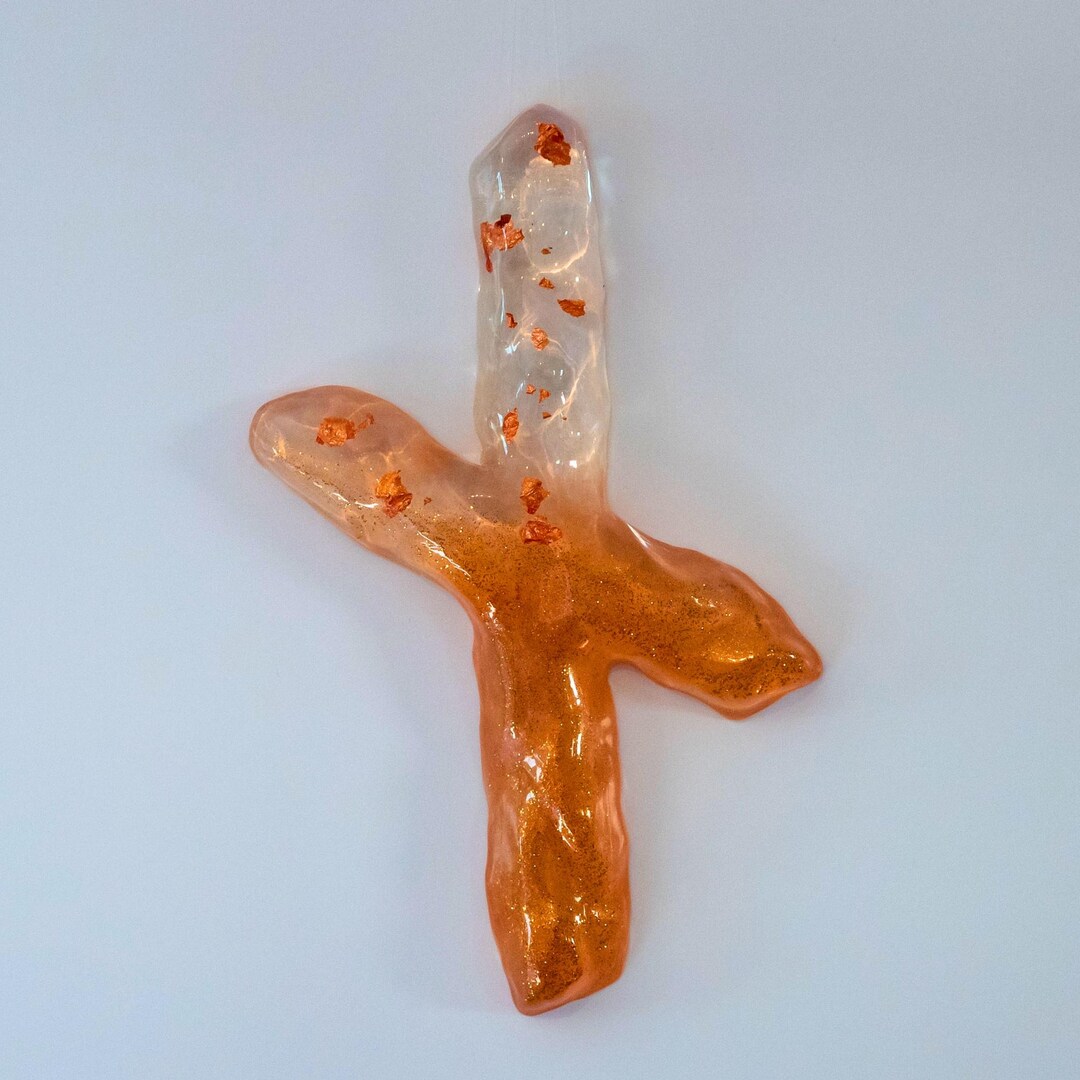 Nauthiz ᚾ Rune Wall Decoration | Handmade Epoxy Resin Art | Norse ...