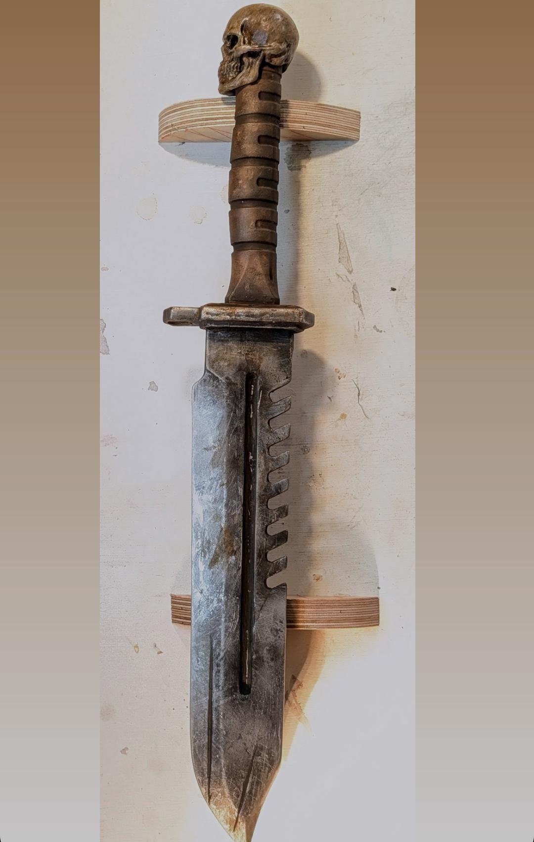 Space Marine Combat Bayonet, Warhammer40k, 3D Printed, Pro-painted ...