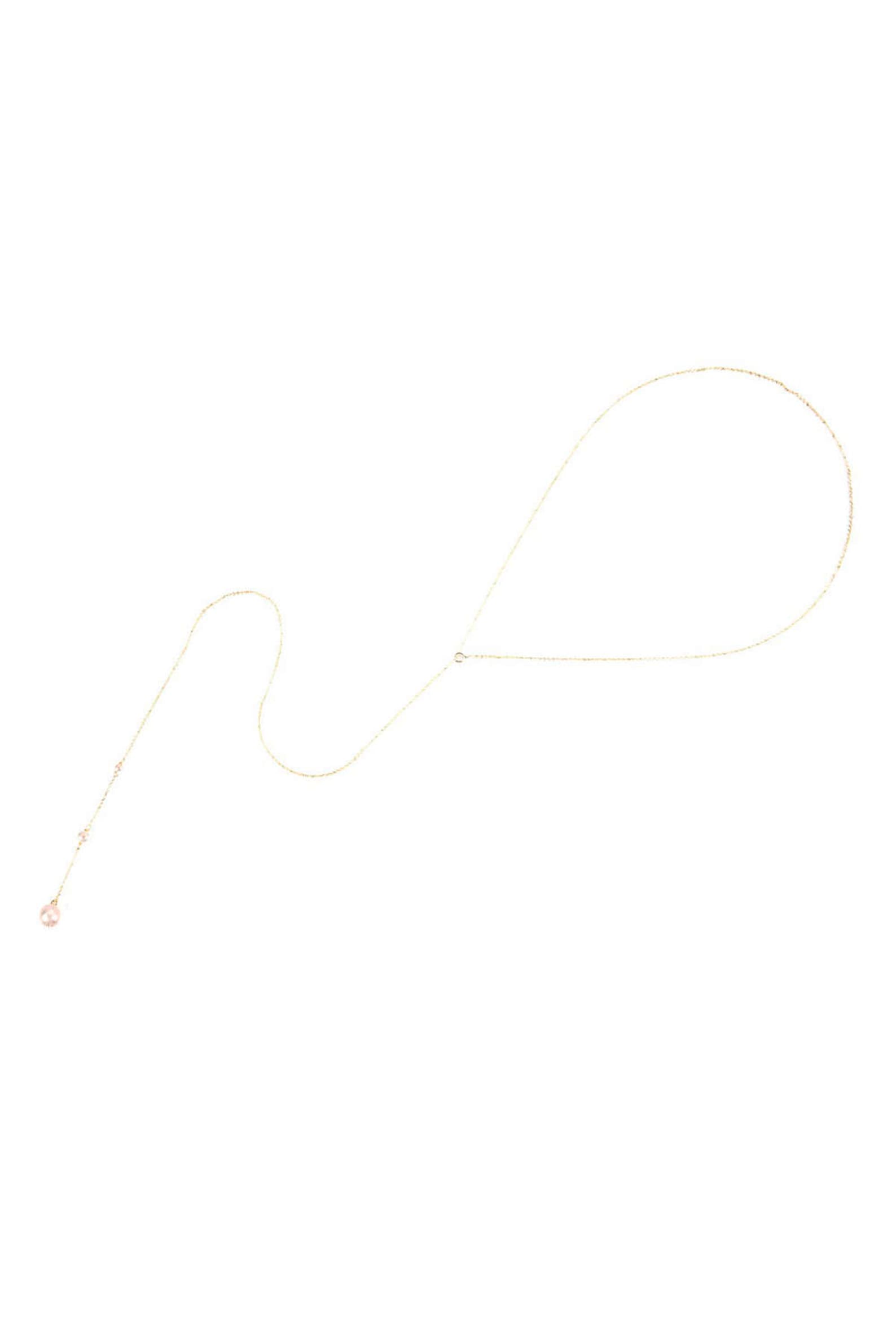 Wedding Back Necklace Pearl Back Chain Y Back Pendant Rose - Etsy