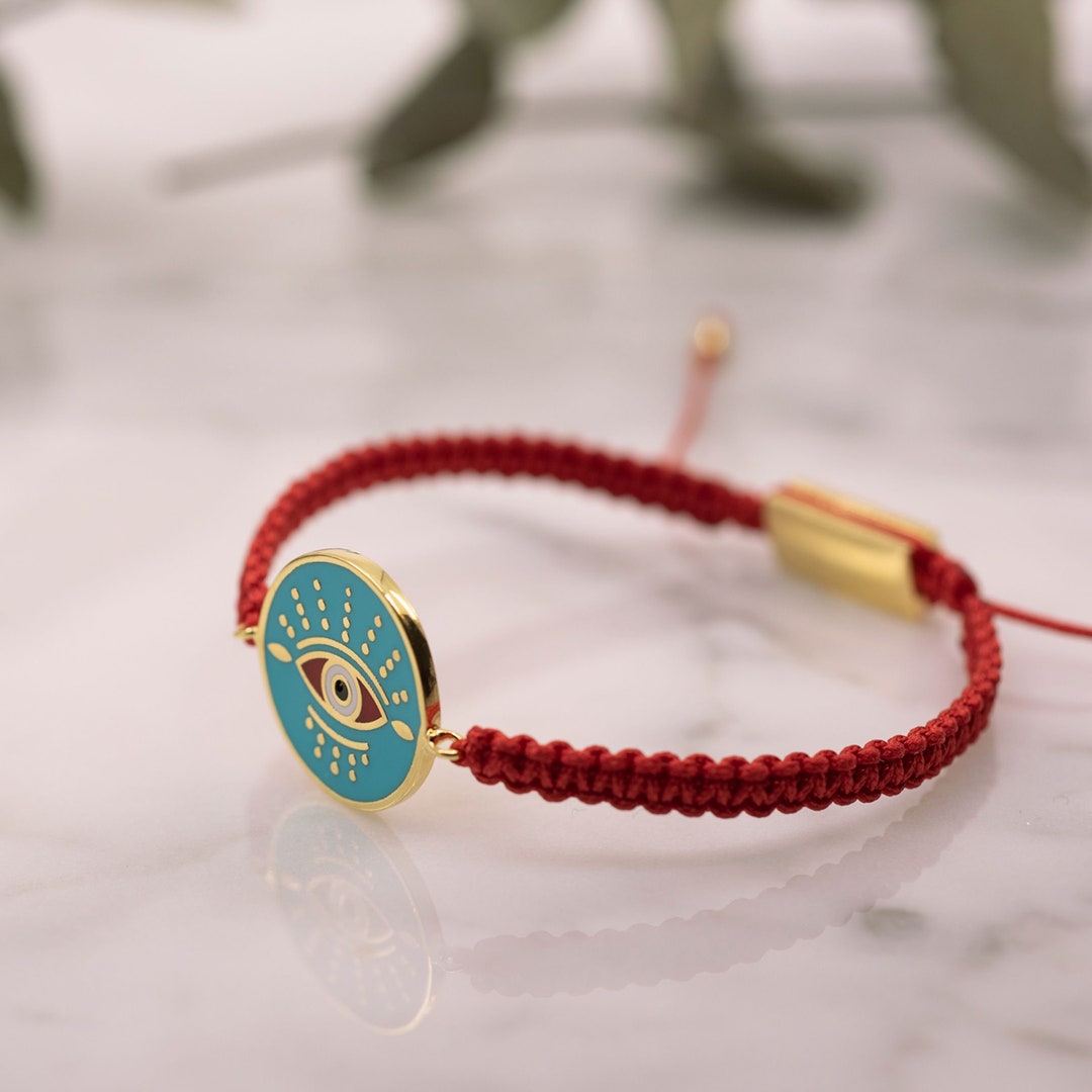 Red Evil Eye Bracelet - Protection Jewelry - Bracelet With Evil Eye ...