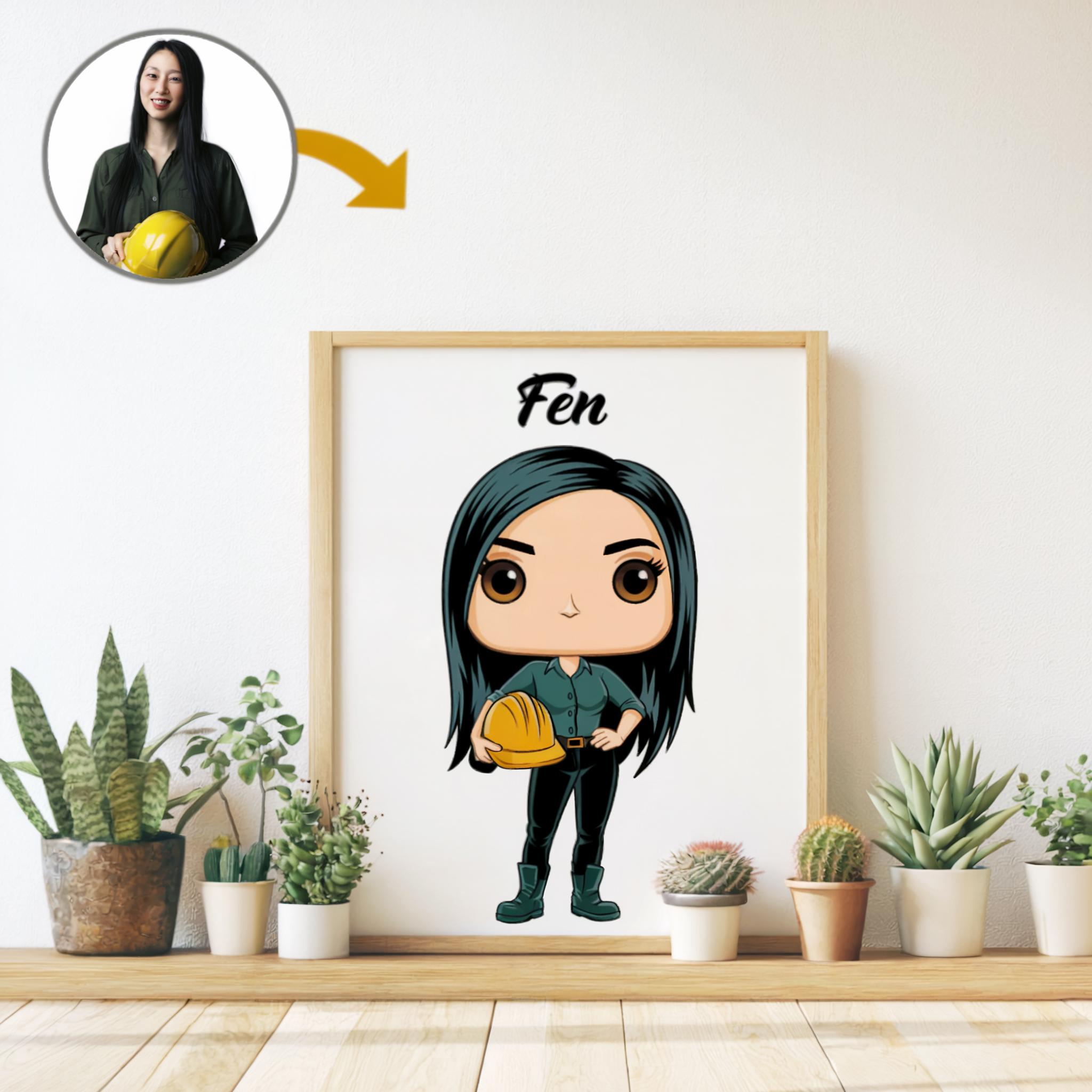 Custom Funko Pop Style Portrait From Photo – Digital Art for Couples ...