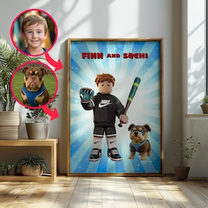 Personalized Roblox Portrait | Digital Download | Roblox Drawing Gift ...