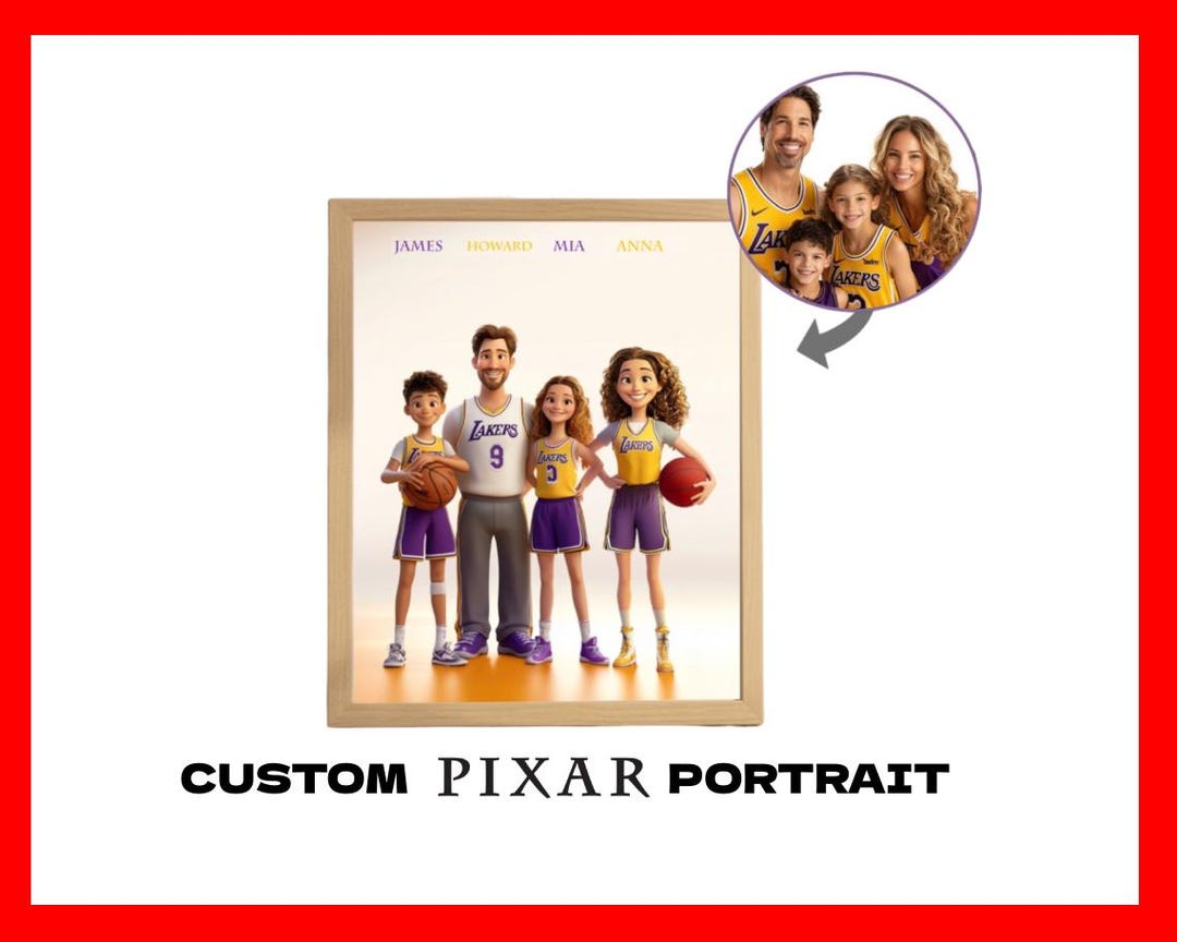 Custom Cartoon Portrait | Digital Item | Portrait Pet From Photo ...