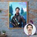 Custom Portrait Video Game Posters | Digital Item | Video Game Drawing ...