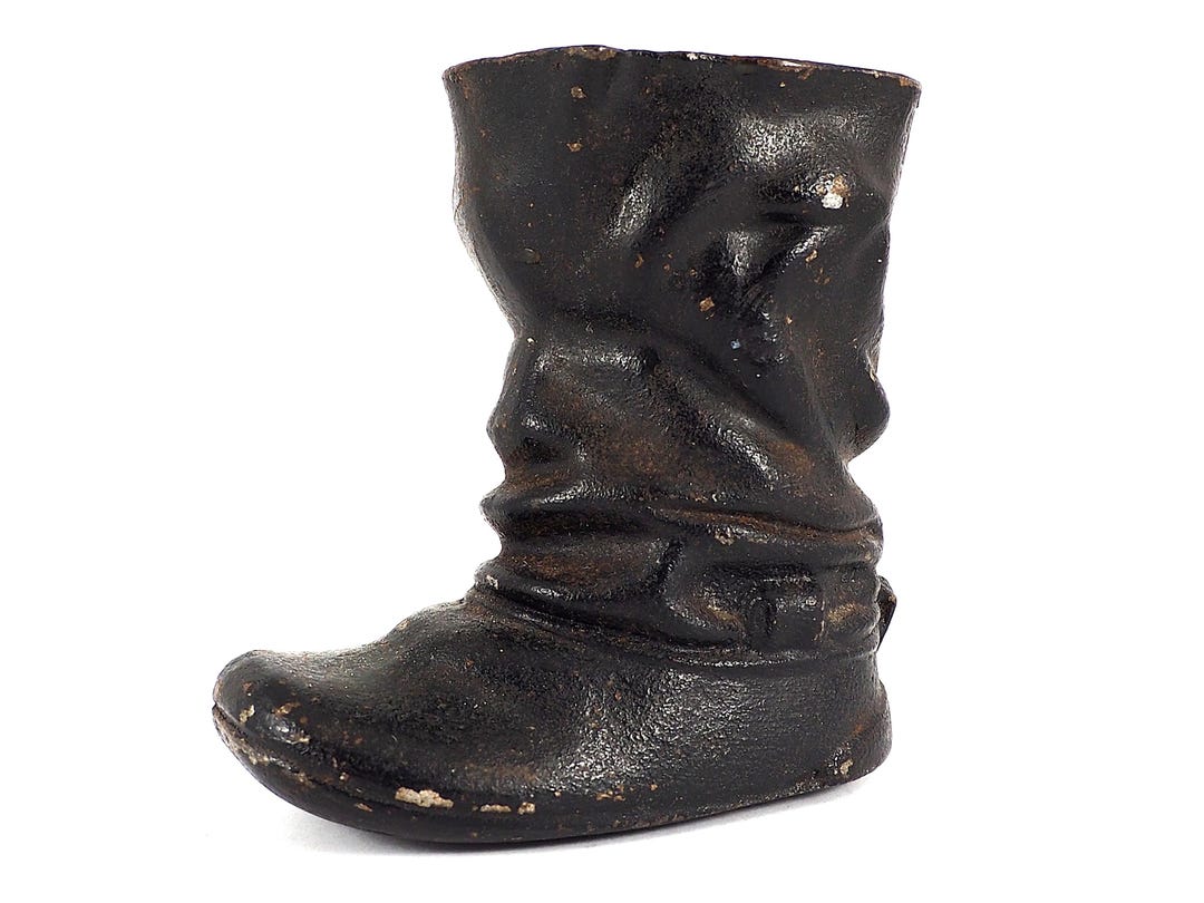 Vintage Cast Iron Boot Ashtray, USSR Art 1950s - Etsy