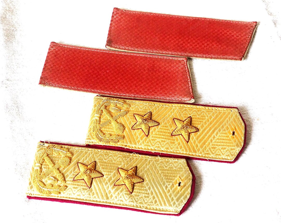 Cossack General Military Epaulettes Ukraine/vintage Handmade Ukrainian ...