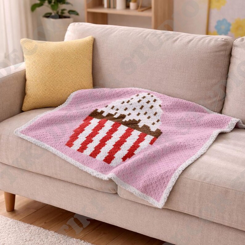 Beginner-friendly | Five 60x60 Blocks Blanket C2C CROCHET PATTERN ...