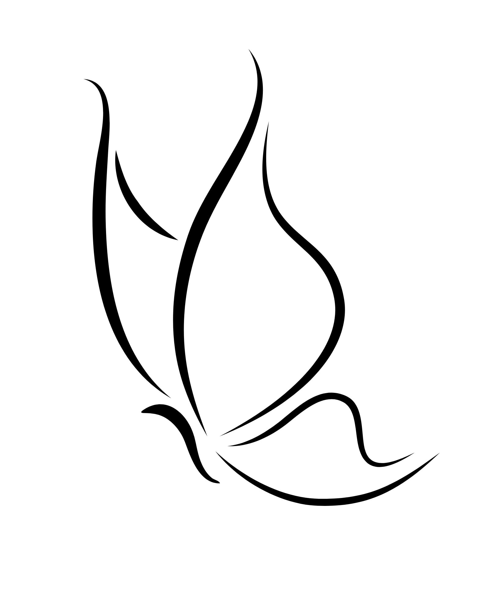 MINIMALIST Butterfly LINE ART Set of 2 Sketch Printable Art Modern ...