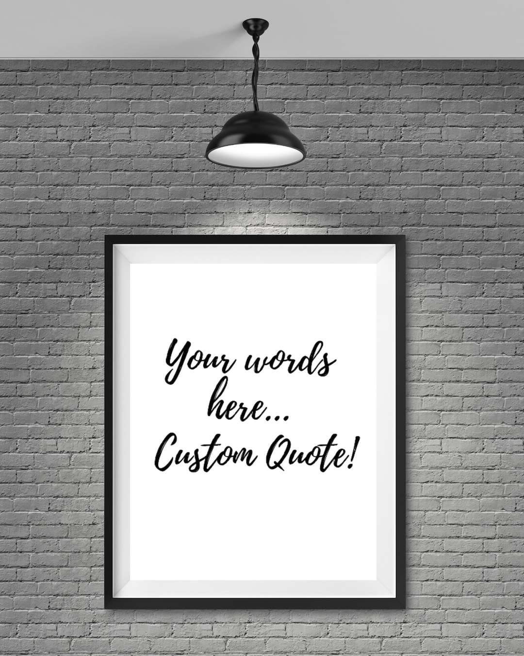 CUSTOM WORD Quote 8 X 10 Wall Decor Custom Instant Printable Art ...