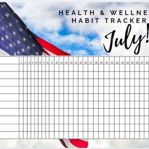 PRINTABLE HABIT TRACKER Daily Tracker 12 Month Set Monthly Tracker Goal ...