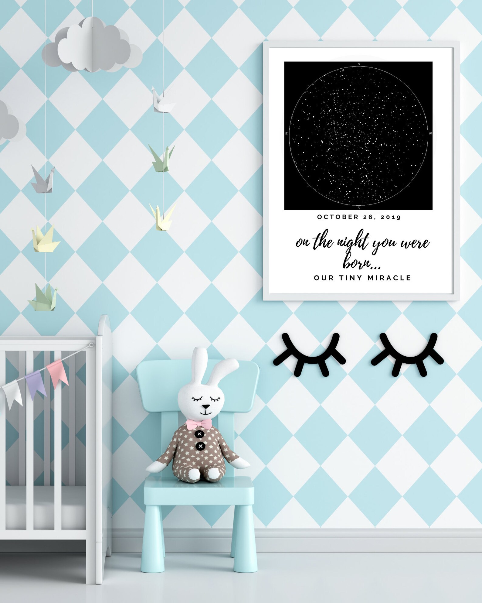 Printable NIGHT SKY MAP Custom Astronomy Gift Valentine's - Etsy