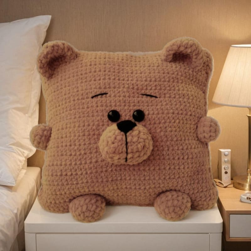 Teddy Bear Pillow - Etsy