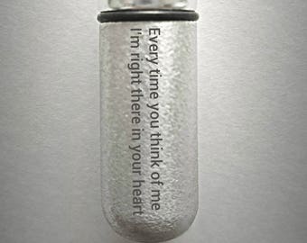 Set of 5 ENGRAVED in Loving Memory Brushed Silver - Etsy