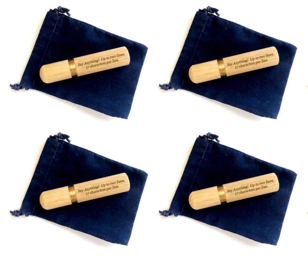 Set of Four CUSTOM ENGRAVED Natural Sandalwood Cremation Urns ...