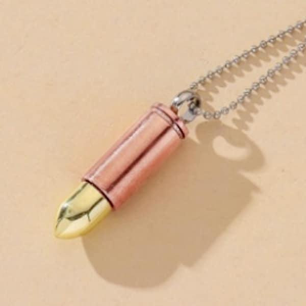 Bullet Necklace - Etsy