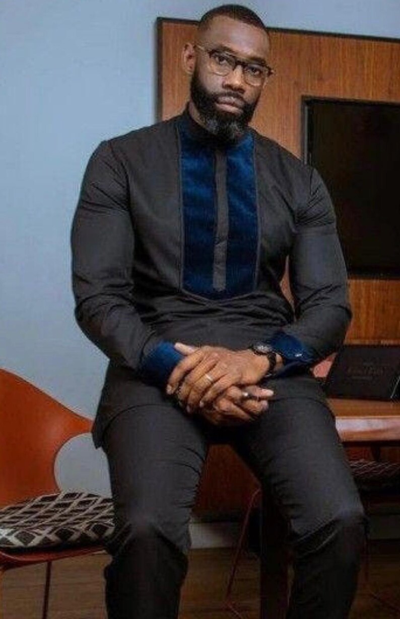 Item 122_wale African Men Outfit/men Clothing Plus 1 Gift Suit/ Men ...