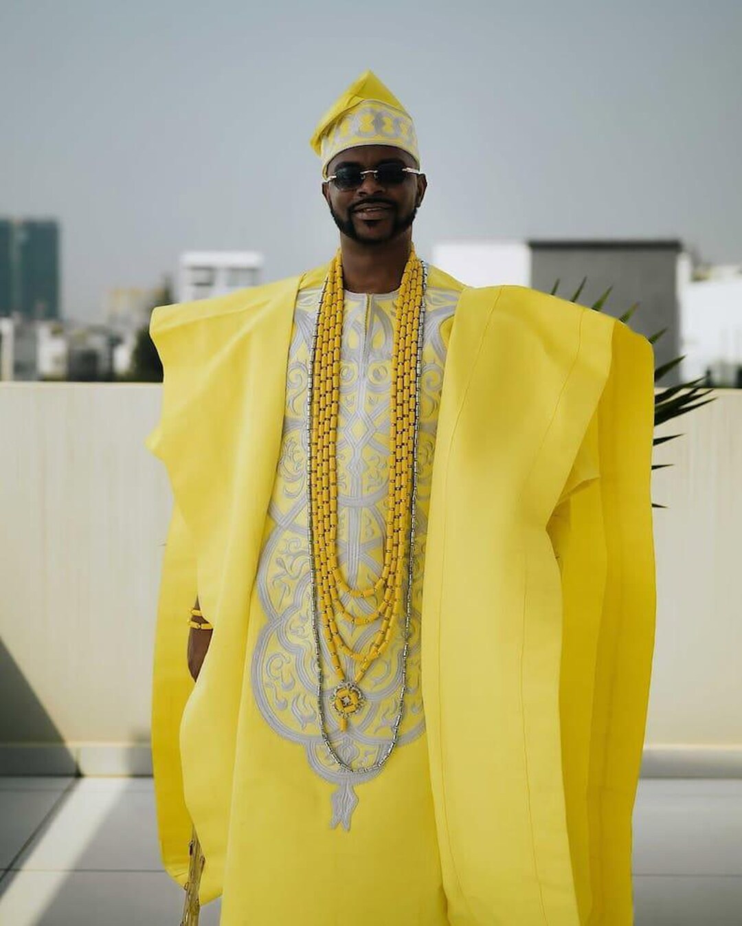 Item 360_fola 4pcs Men's Aso-oke/ African Men's Luxurious Gala Wear/men ...