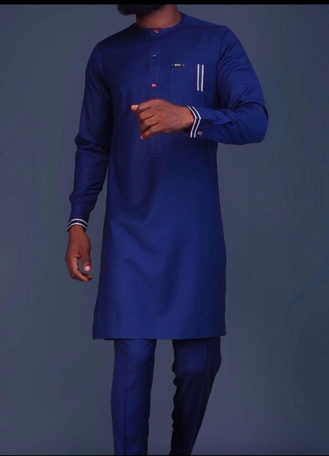 Item 122_wale African Men Outfit/men Clothing Plus 1 Gift Suit/ Men ...