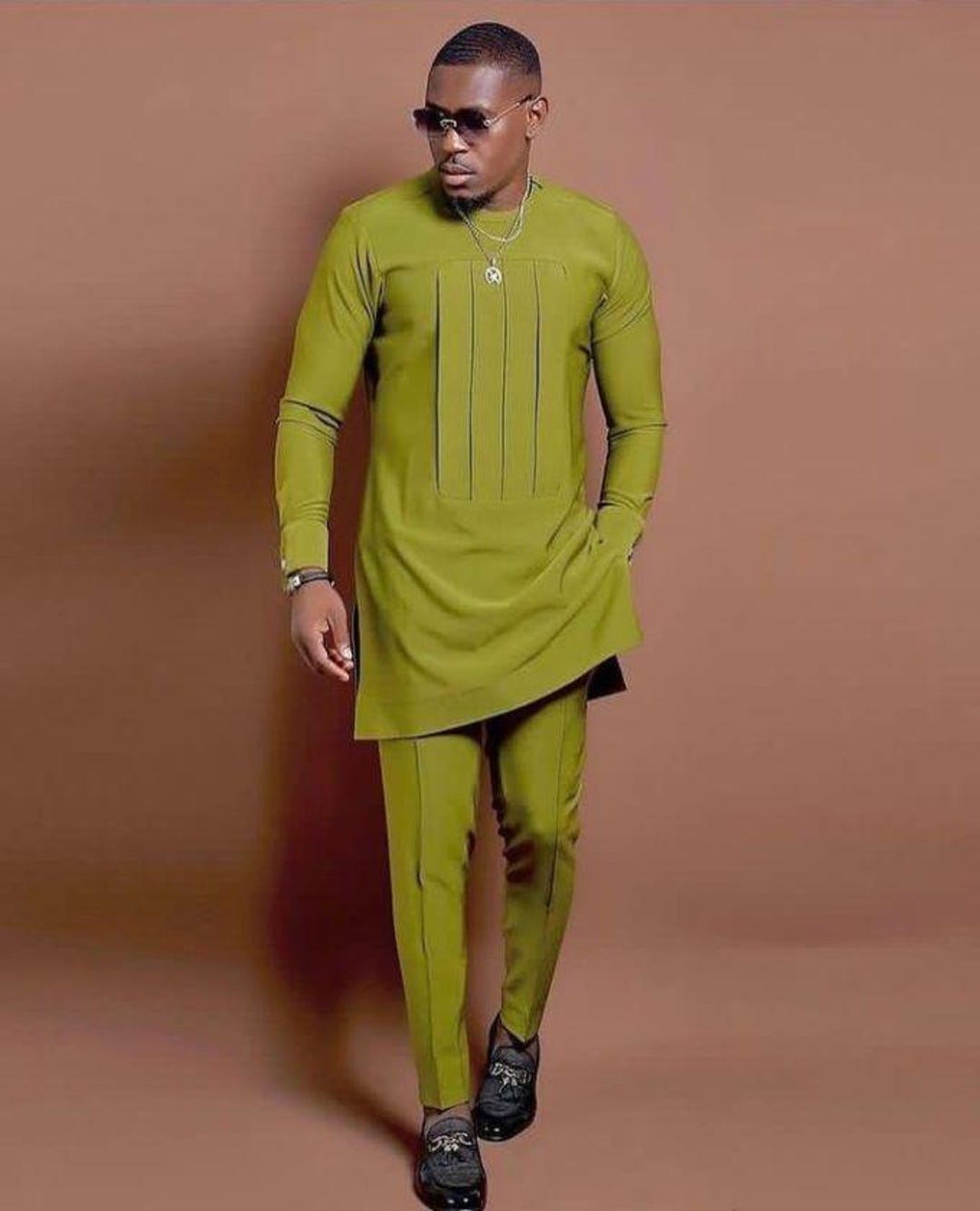 Jaye 2piece Men Clothing/african Men Top and Bottom/ Wedding Suit/groom ...
