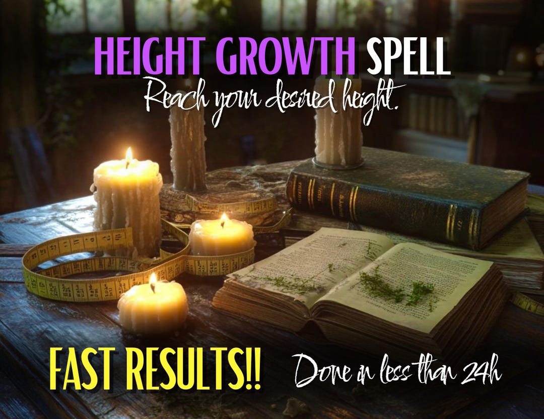 POWERFUL HEIGHT INCREASE Spell: Unlock Your Desired Height, Grow Taller ...