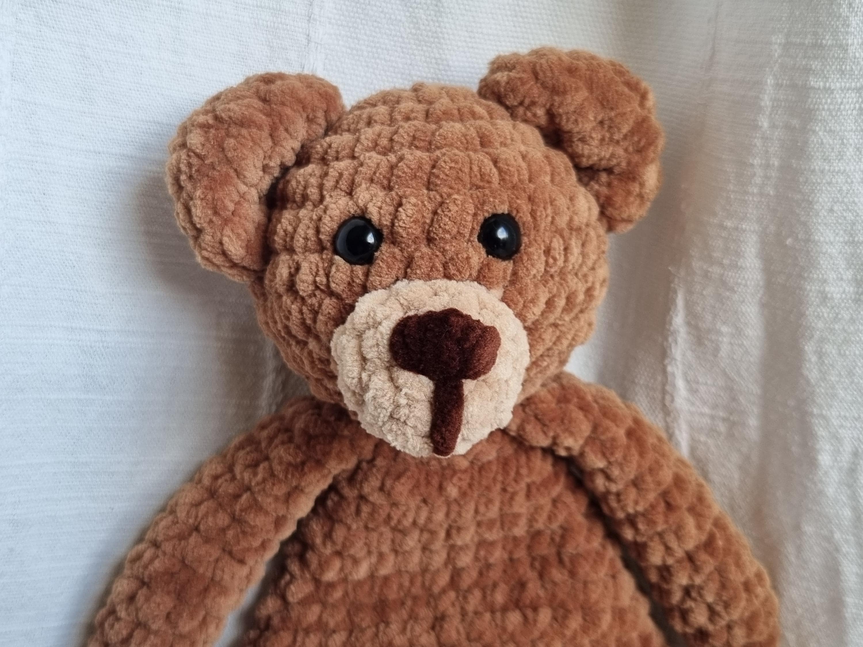 Teddy Bear Crochet Pattern, Plush Amigurumi Bear Pattern, Crochet ...