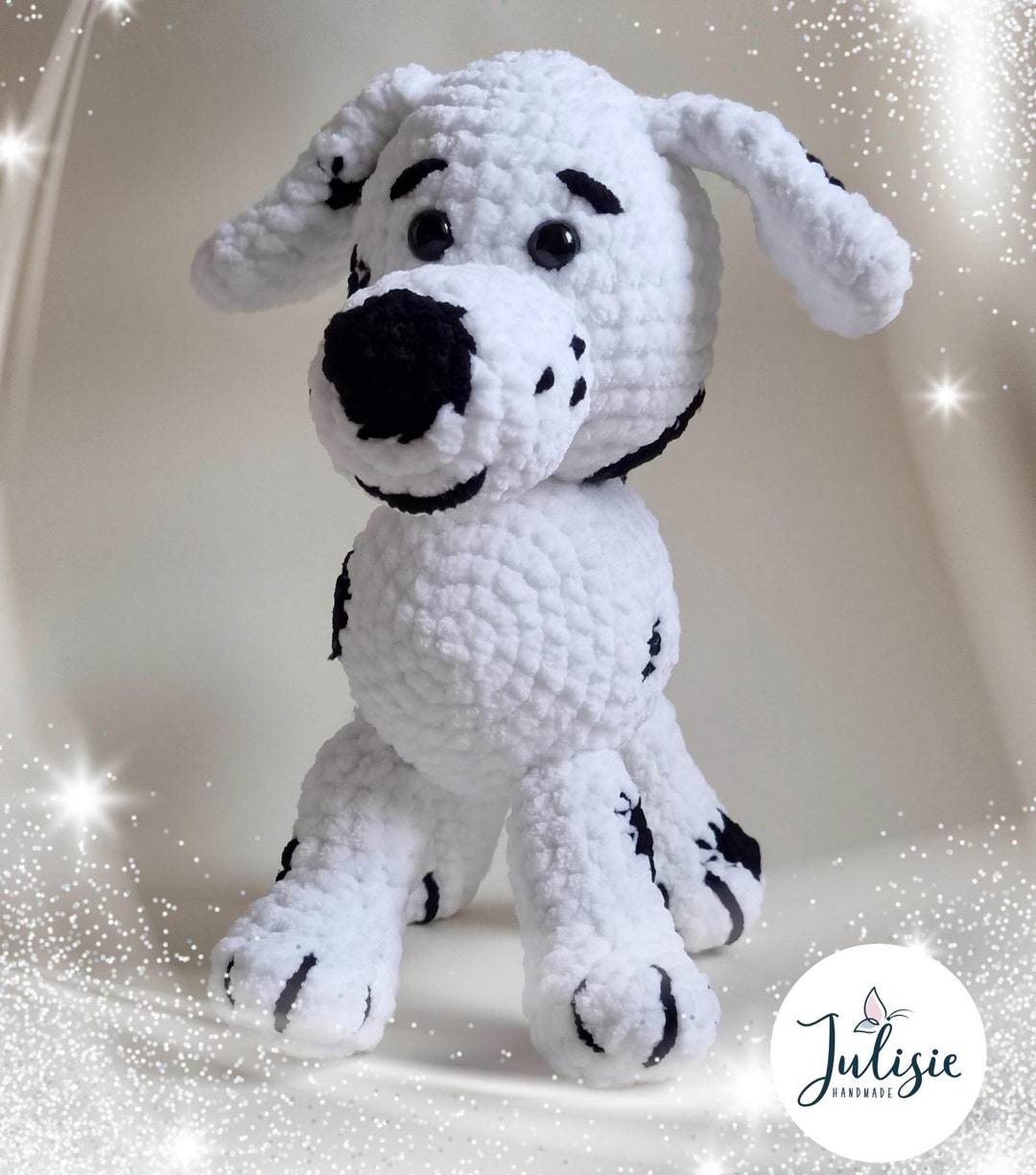 The Dalmatian, Crochet Dog, Amigurumi Dog, Amigurumi Pattern, Crochet ...
