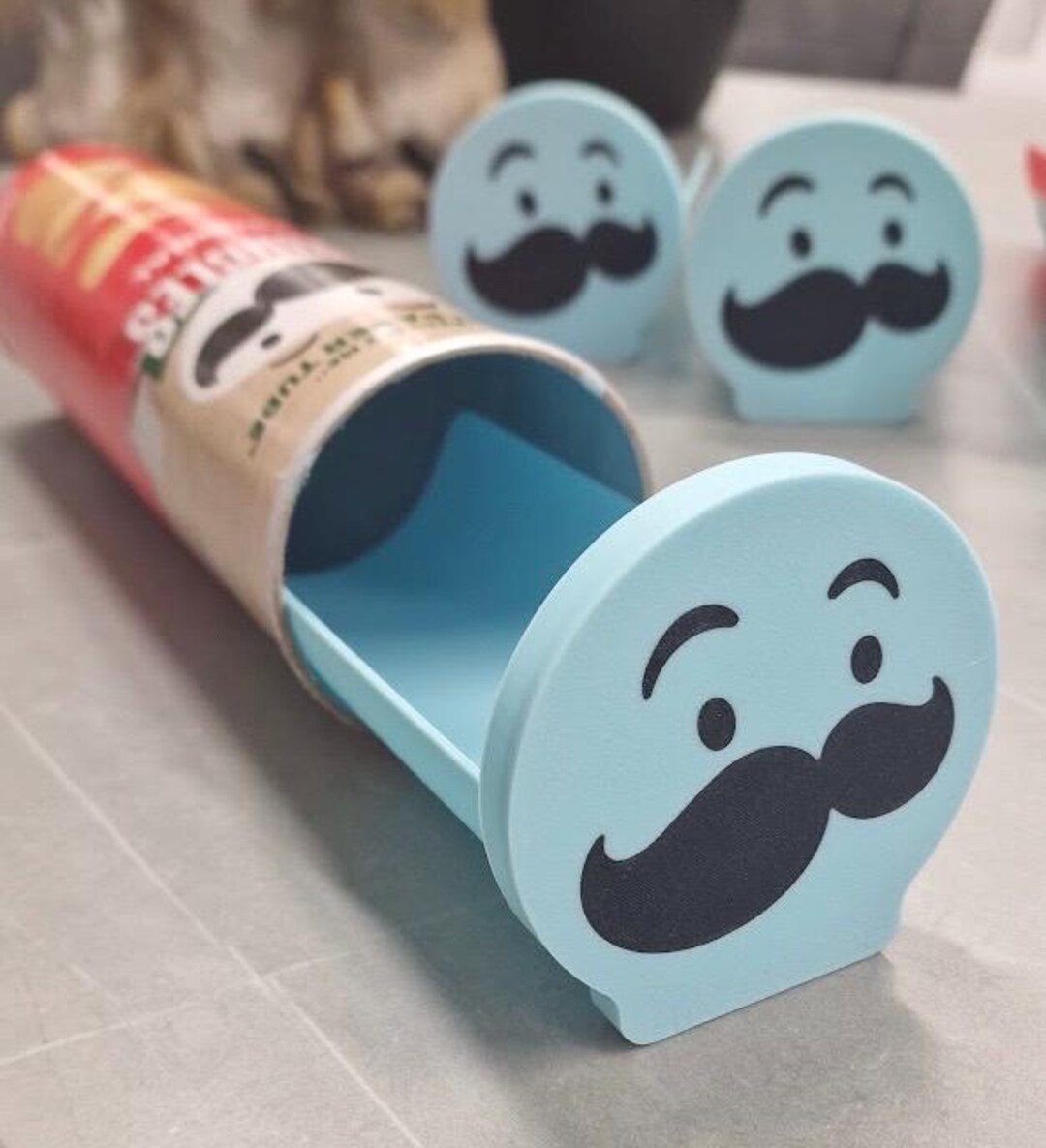 Pringle’s Top Stack Holder Tray - Blue (salt + Vineger) Keeps Crisps ...