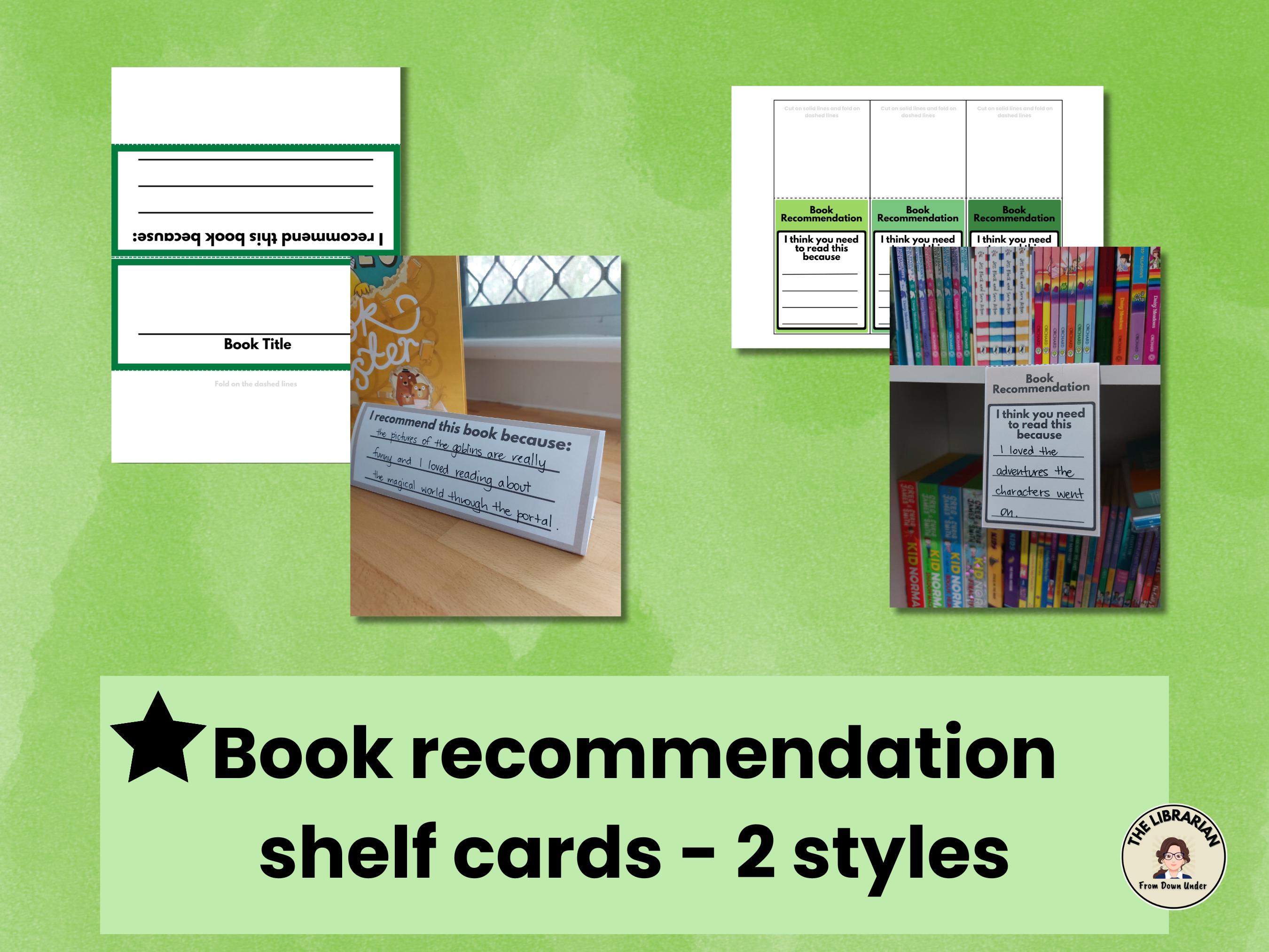 Back to School Library Printable Pack | Leafy Green Themed | 12 Signs ...