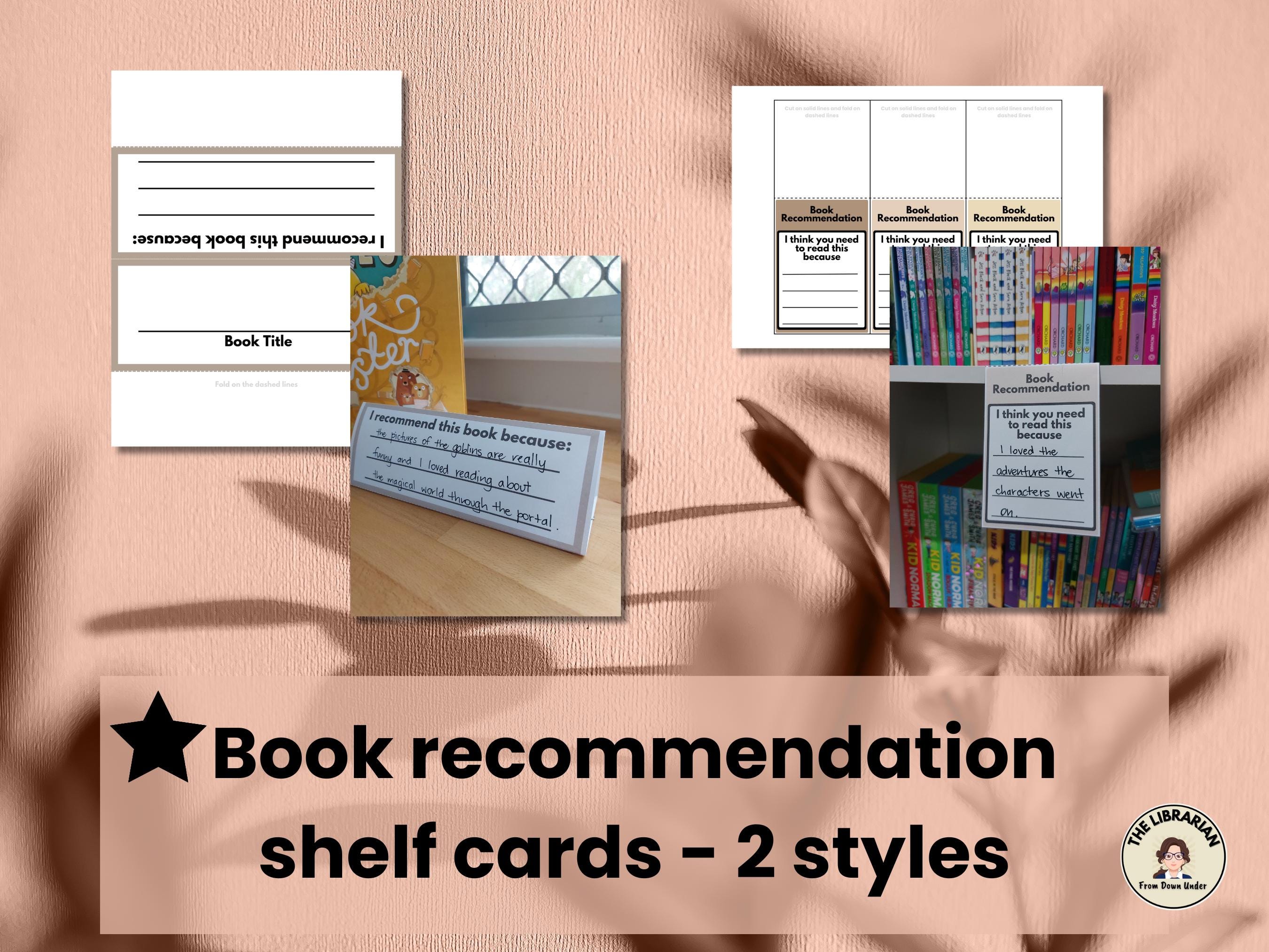 Back to School Library Printable Pack | Mocha Themed | 12 Signs + Shelf ...