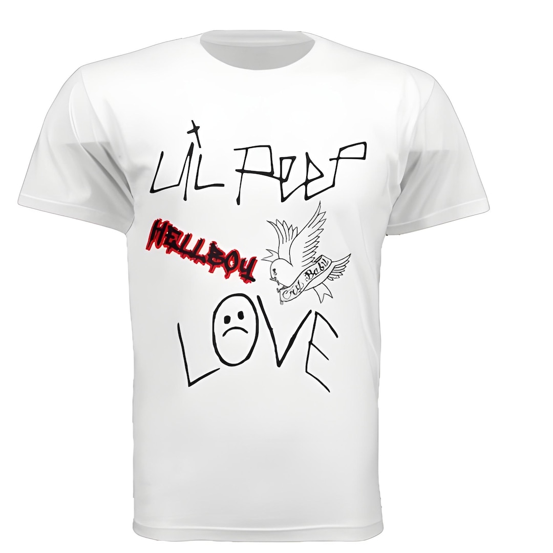Lil Peep Custom White T Shirt! - Etsy