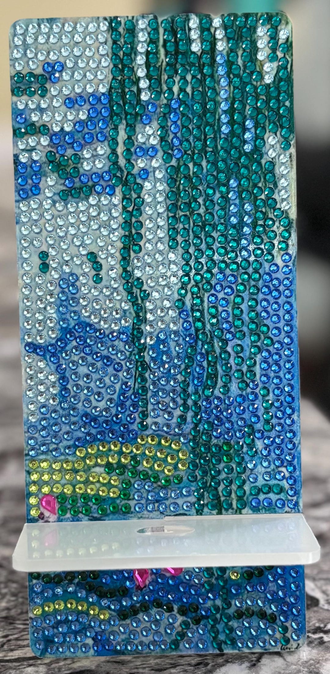 Diamond Art Phone Stand – Dual-sided With Mirror | Starry Night ...
