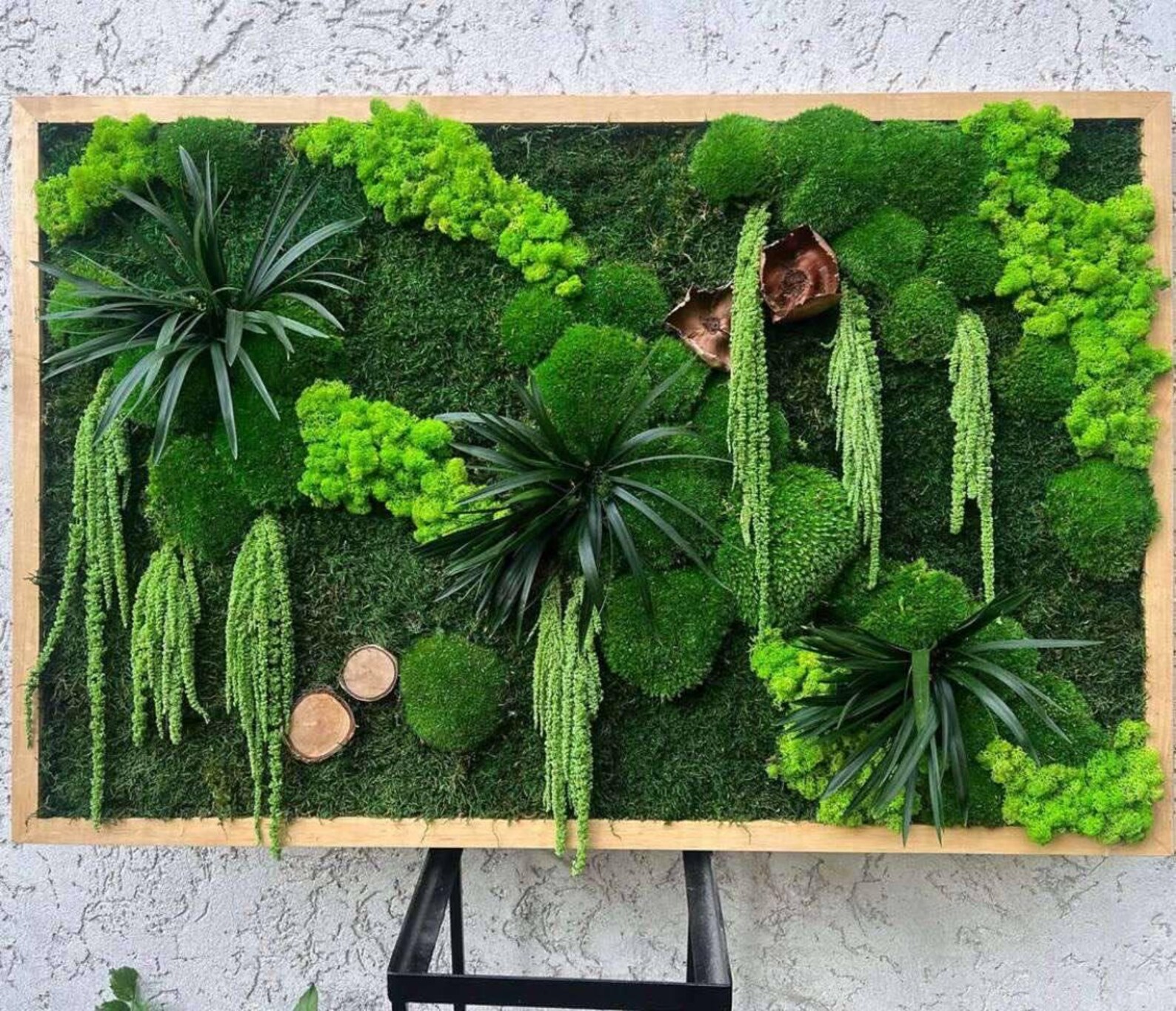 Moss Wall Art, Moss Wall, Green Wall, Moss Frame, Preserved Moss, Wall ...