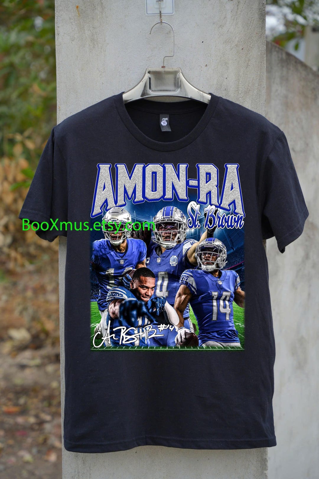 Amon-ra St Brown Headstand,lions Football Shirt American Player Game ...