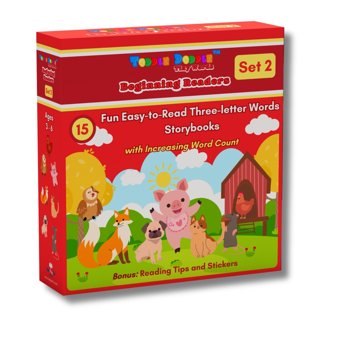 Learn-to-read Storybooks for Beginning Readers: Three-letter Words ...