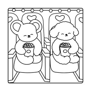 Cozy Love: Coloring Book for Kids and Adults With Cute and Adorable ...