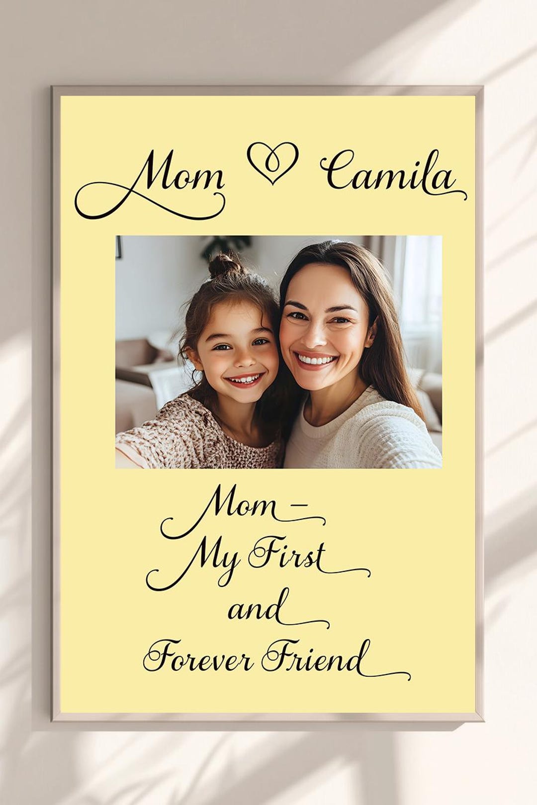 Personalized Mom Poster | Custom Photo and Name Print | Mother’s Day ...