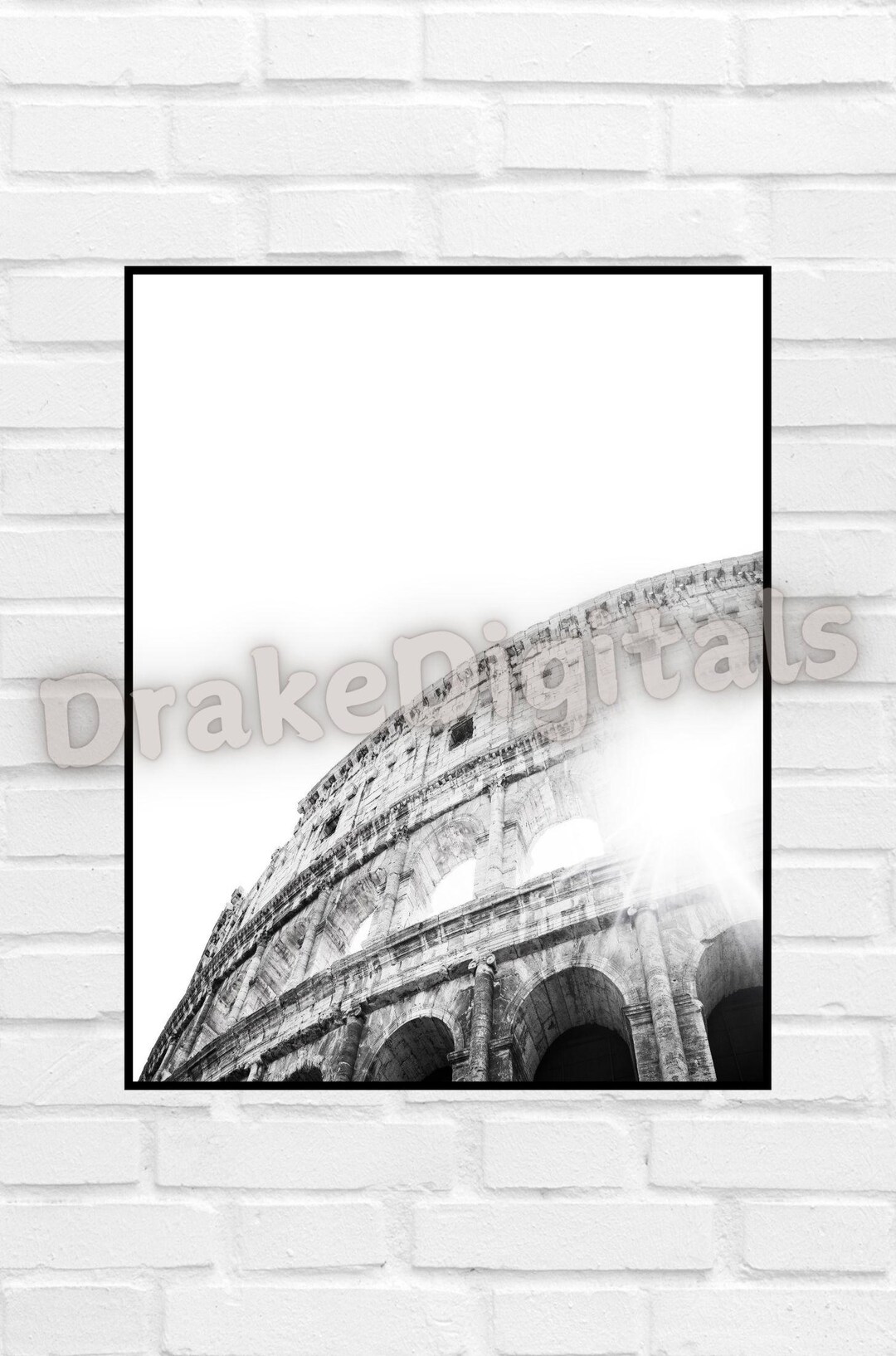 A4 Colosseum Digital Download Print, Landmarks, Decoration, Download ...