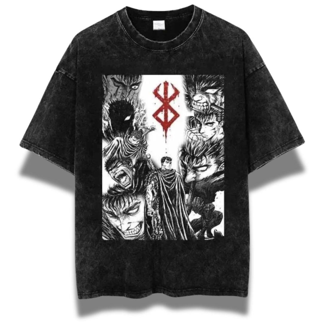 Guts and Foes Oversized Berserk Tee Vintage Clothing for Men & Women - Etsy