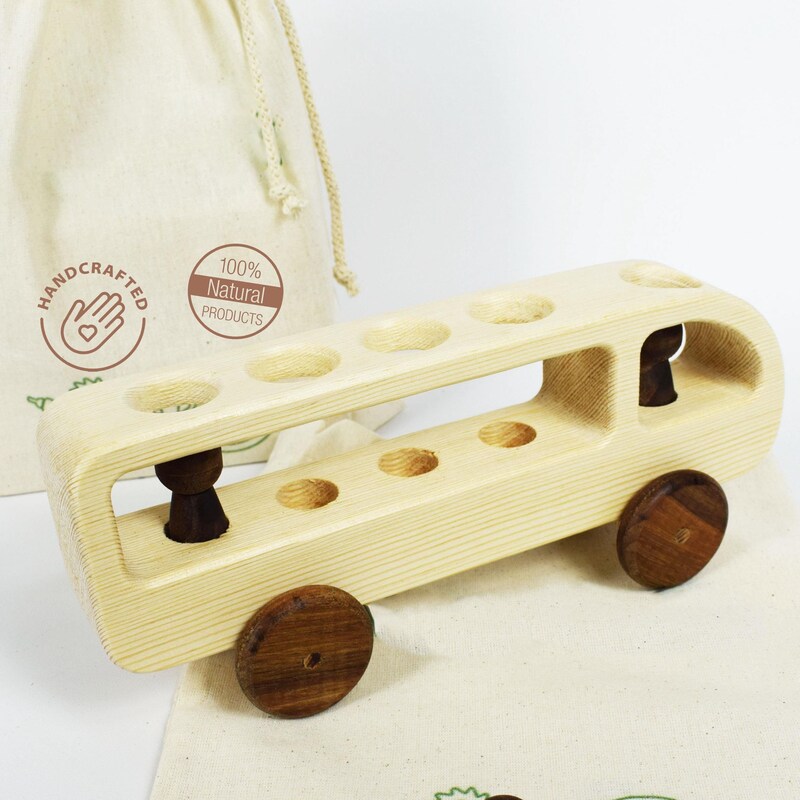Wooden Bus - Etsy