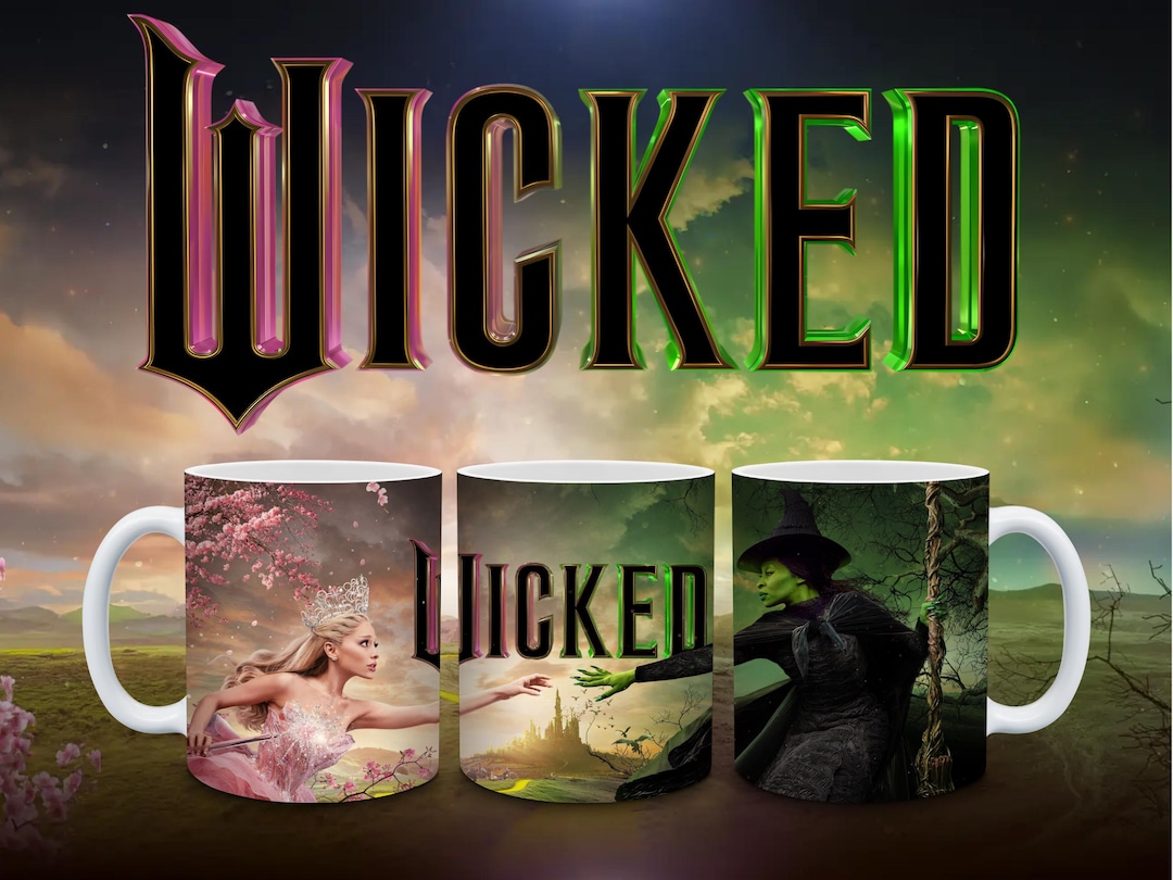 Wicked Mug Design, 11oz Mug, Png Design, Mug Sublimation, Digital File ...