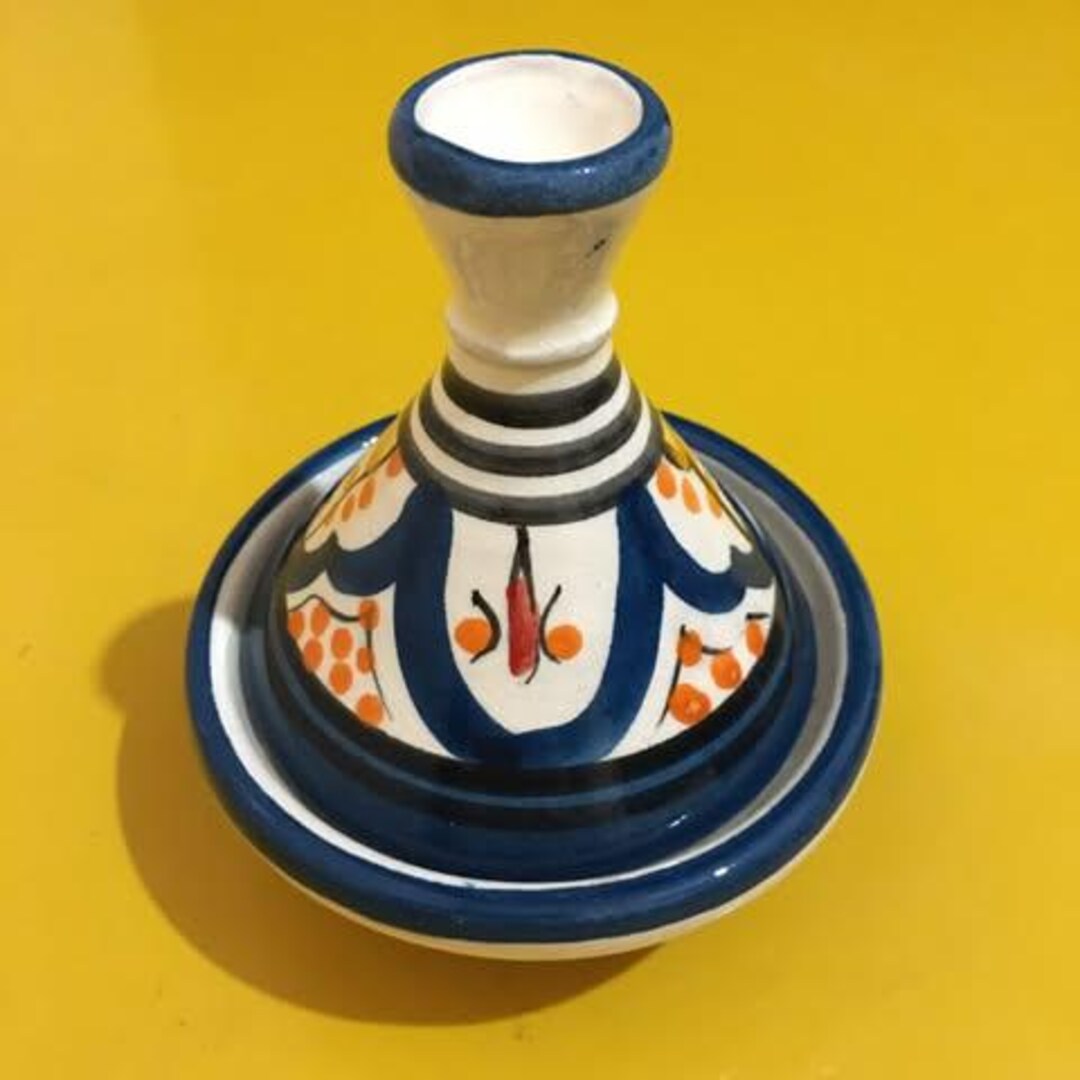 Moroccan Small Handmade Tajine for Spices and Decoration Made of Clay ...