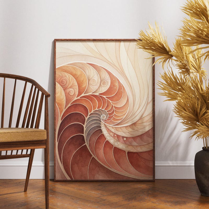 Nautilus Shell Art - Etsy