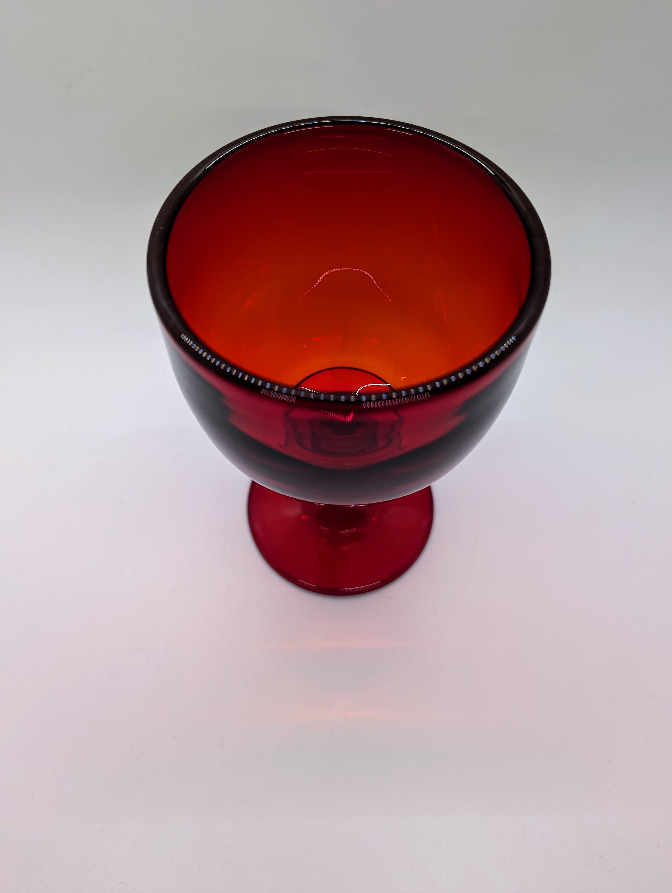 Hoffman House Ruby Red Glass Goblets (set of 6) - Etsy
