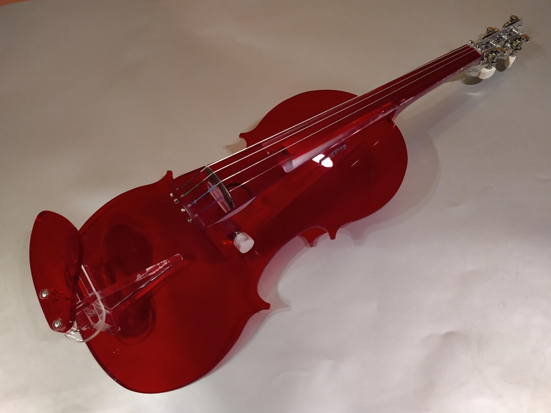Equester Sigma Stradi Acrylic Electric Violin, Handmade, Crystal Glass ...