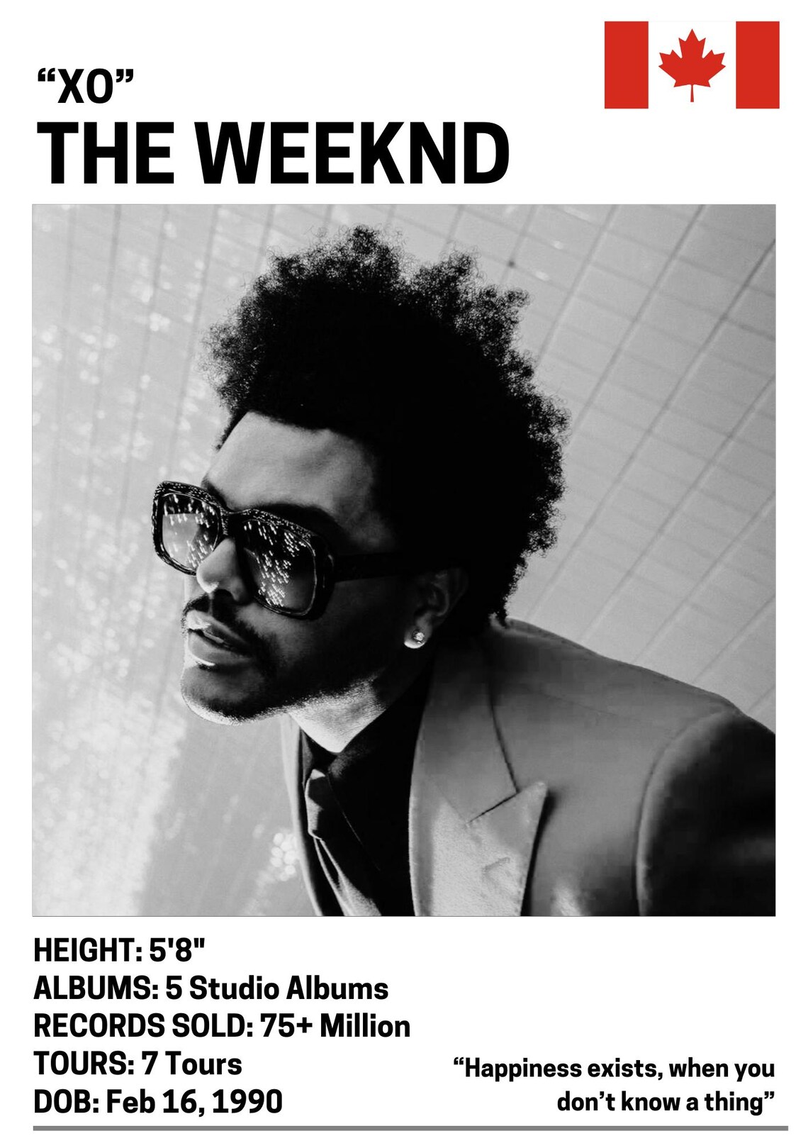 The Weeknd Physical Print, the Weeknd Poster, the Weeknd Singing, the ...