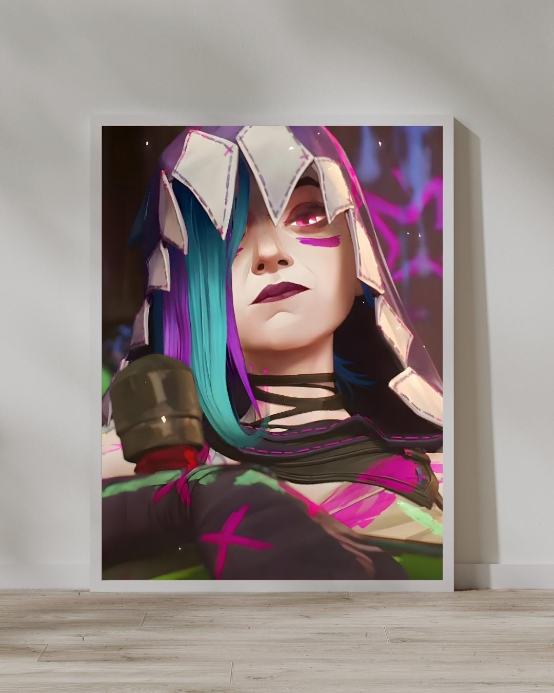 Arcane Poster, Arcane Wall Art, Jinx Poster, League of Legends Art ...